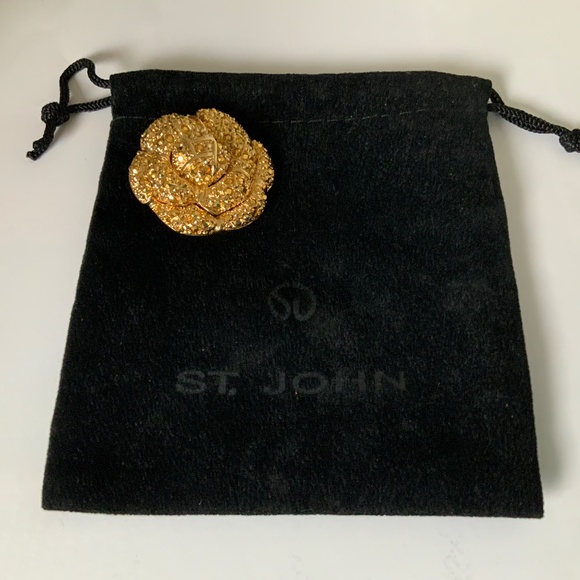St. John Collection | Jewelry | Authentic Vintage St John Flower Brooch ...